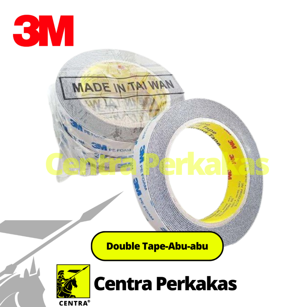 PUTIH 3m double Duct tape (double foam tape) 24mmx5m (1")-WHITE ...