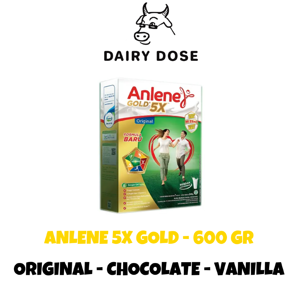 Anlene Gold 5X Original Adult Milk Powder 600GR | Shopee Philippines