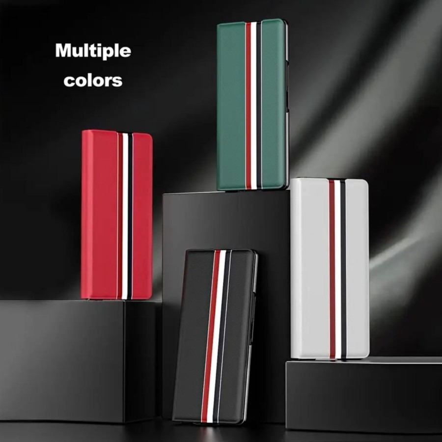 Flip Case Samsung Galaxy Z Fold 2 / 3 / 4 / 5 / 6 Leather Luxury Line ...