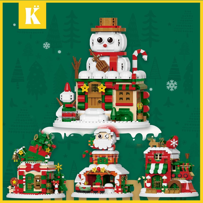 Keeppley Nano Blocks Series Christmas 3D Model Toys Building Blocks ...