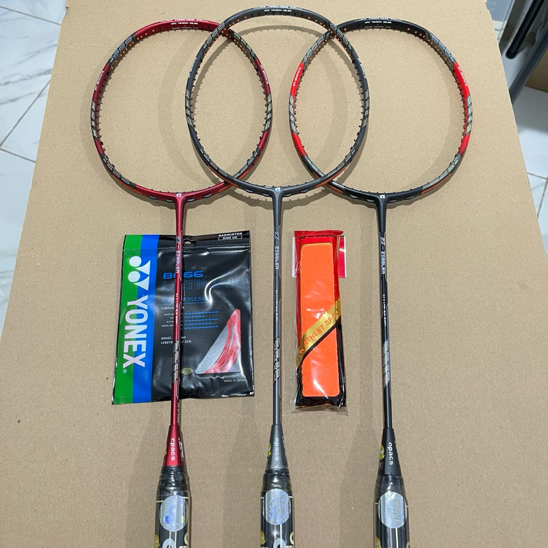 APACS Z BADMINTON RACKET - ZIGGLER 38 LBS ORIGINAL | Shopee Philippines