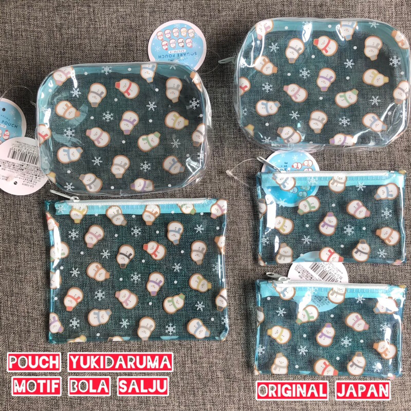 Yuki daruma snowball motif multi-purpose pouch, original japan | Shopee Philippines