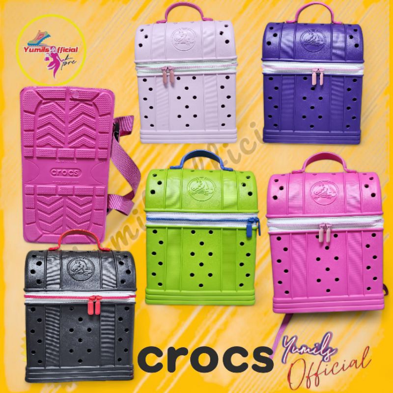 Crocs Backpack 30×24×12 / Imported Bag Made In Vietnam | Shopee Philippines