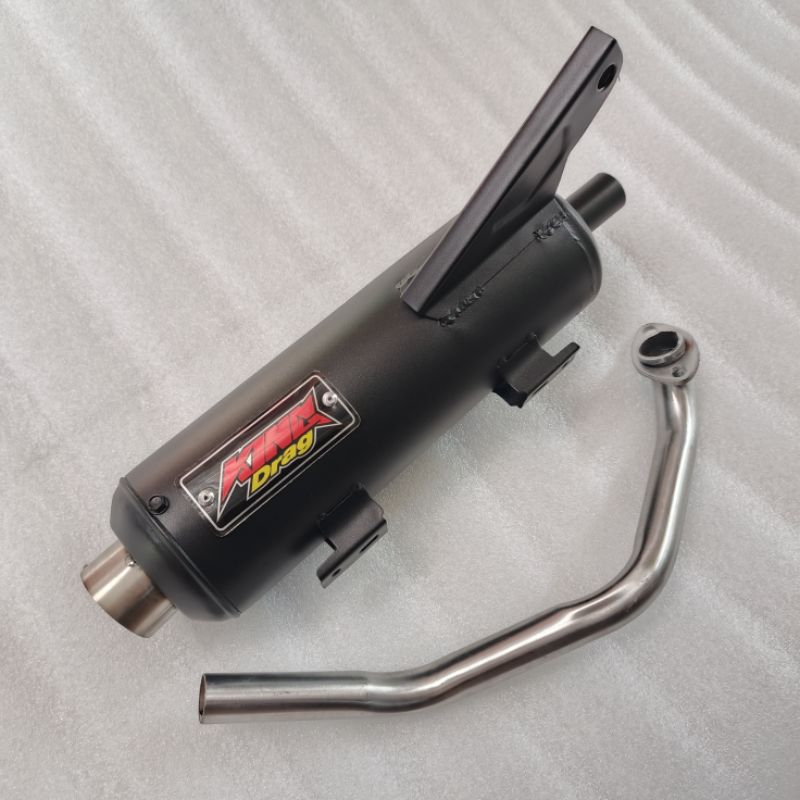 Exhaust standard racing king drag for click 125i 150i mio sporty soulty ...