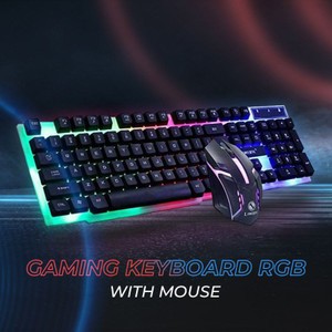Limeide Combo Gaming Keyboard RGB with Mouse - GTX300/G21B Keyboard ...