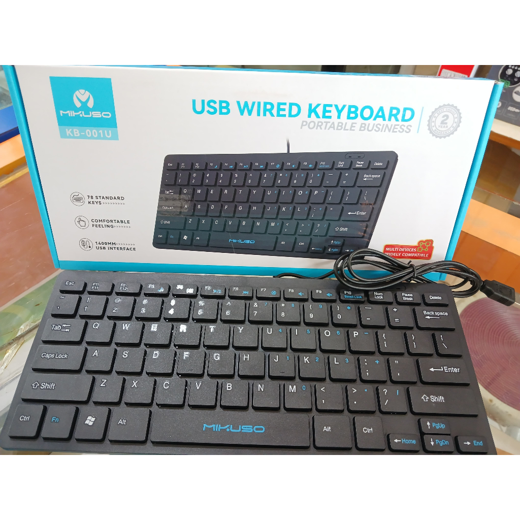 Mikuso KB001U USB MINI KEYBOARD | Shopee Philippines