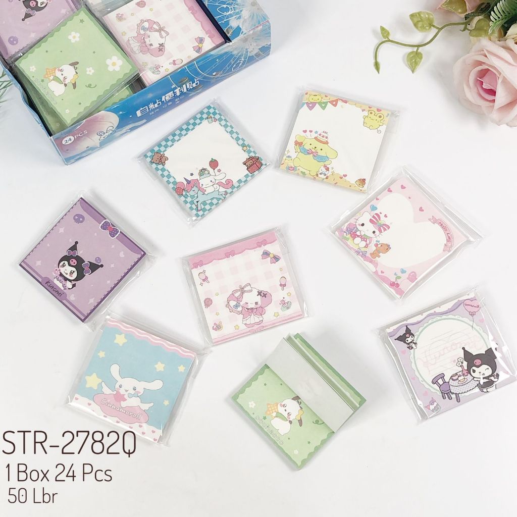 Post IT SANRIO | Sticky NOTES KUROMI SANRIO MELODY CHARACTER | Shopee ...