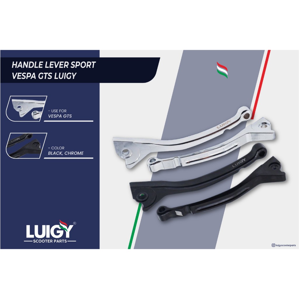 Brake Lever Vespa Matic Gts Gtv Super Gt Brake Handle Sport Model Luigy ...