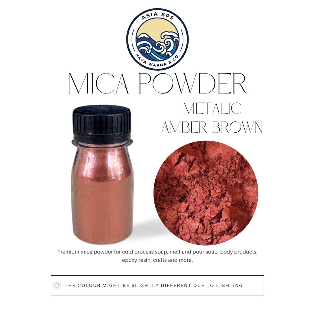 Mica Pigment Powder AMBER GOLD Powder Automotive Decoration Powder ...