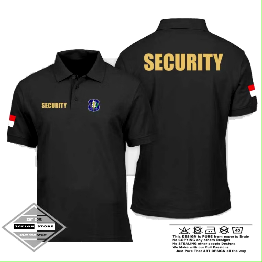 DB Security Guard Uniform Polo Shirt Short Sleeve Collar T-shirt ...