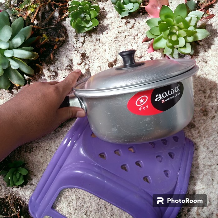 Lucky pot 18cm sh teflon frying pan with lid, Javanese brand | Shopee ...