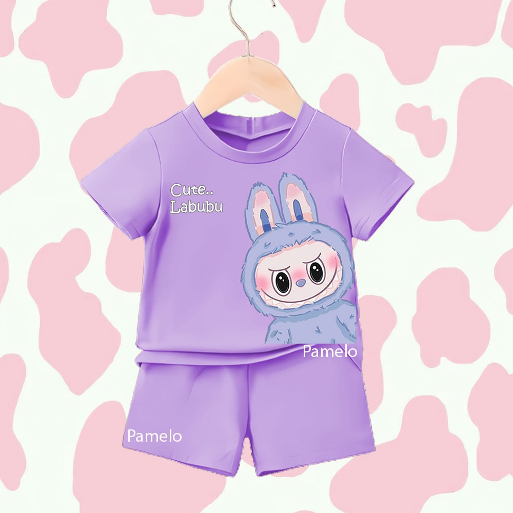 KATUN Pamelo.id The Monster Labubu Children's Suit Combed Cotton 24s ...