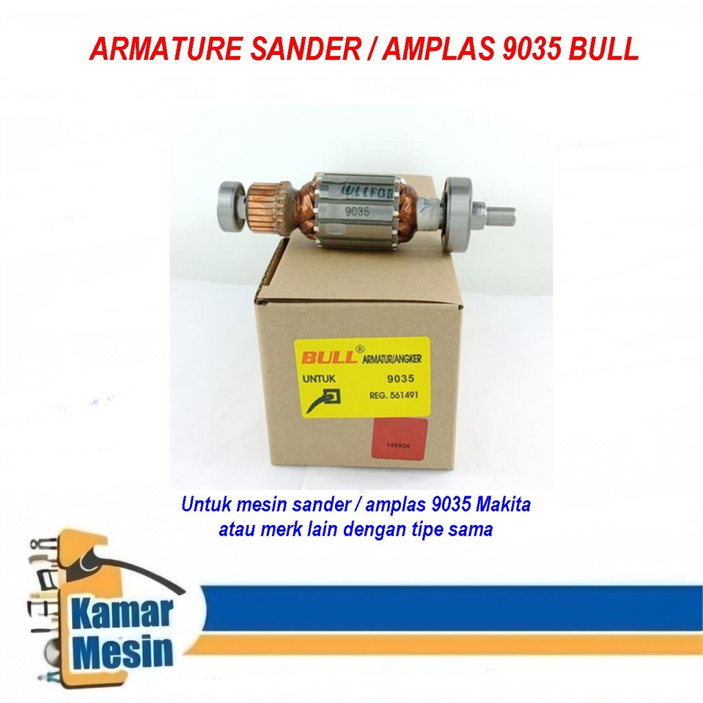 MESIN Bull Armature Sander Machine Makita Armature Sander Rotor Sanding ...