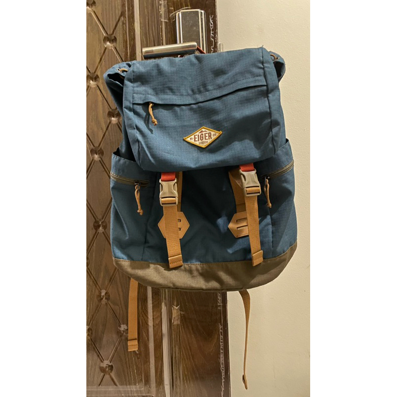 BLUE BROWN BACKPACK BAG 28L | Shopee Philippines