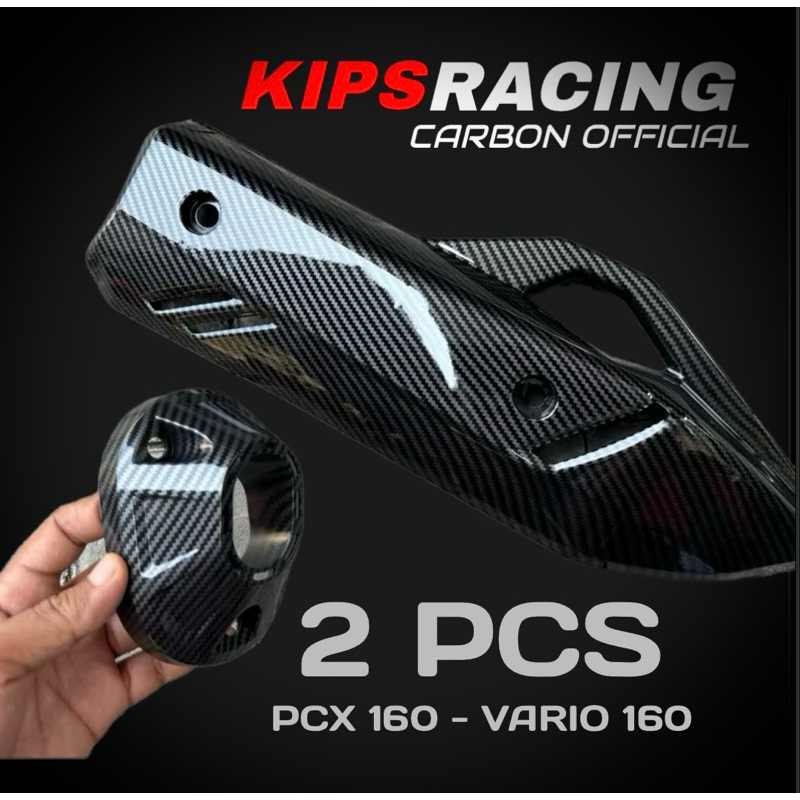 PCX 160 CARBON EXHAUST COVER AND PCX 160 MONCONG ️PCX 160 carbon ...