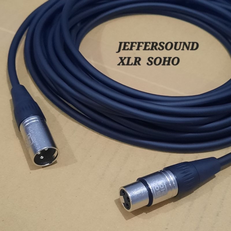 Jack xlr male to xlr female mic cable Jeffersound cable 30 meters ...
