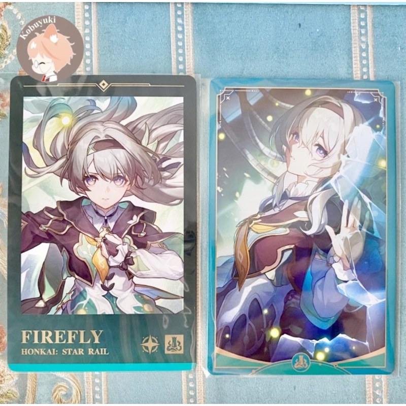 Official Firefly badge pin & Limited collectible card star rail hsr sam ...