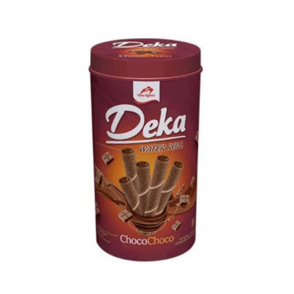 Deka Wafer Roll Choco Choco 300 gram Tin Two Rabbits | Shopee Philippines