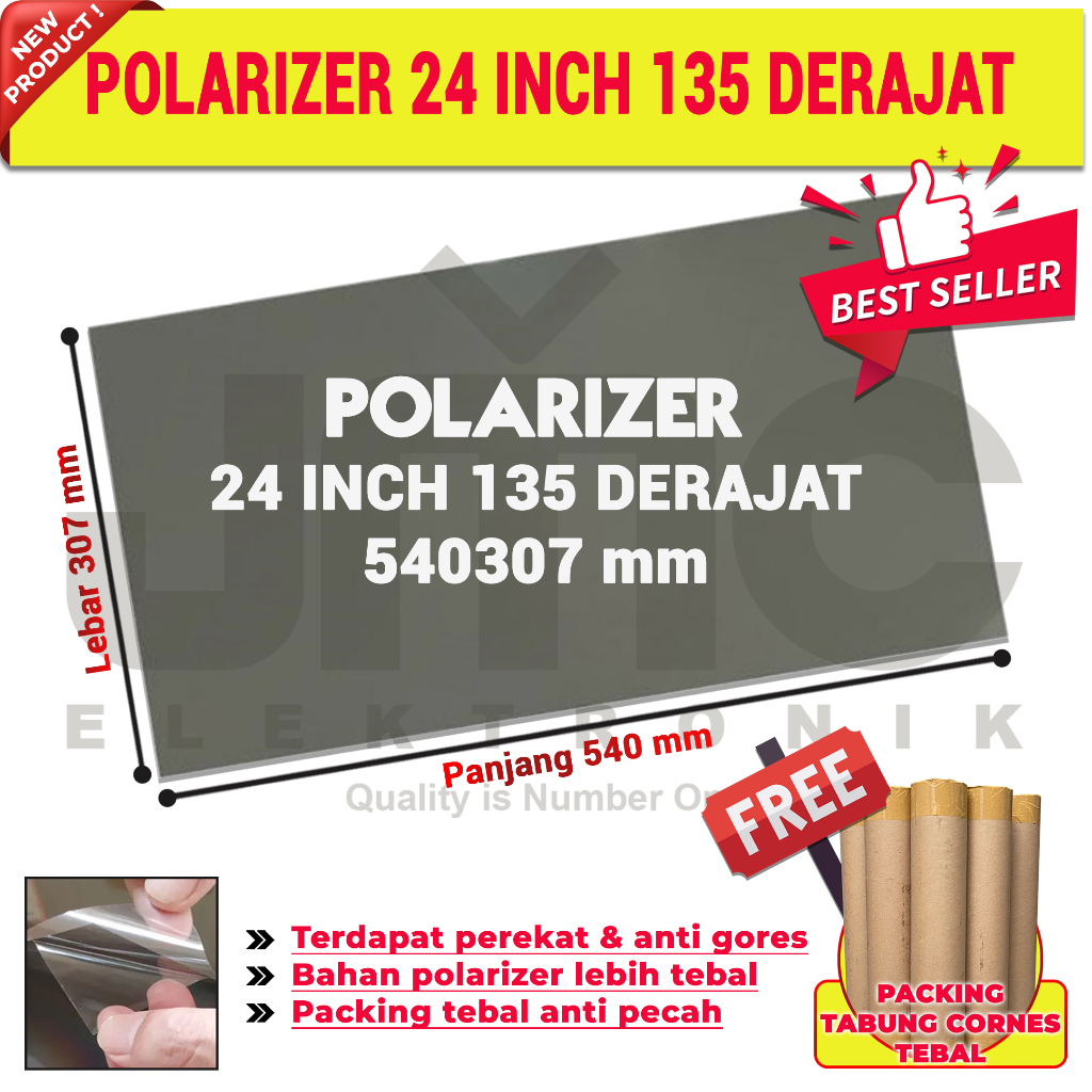 Polarizer Lcd 24 Inch 135 degrees Polarizer 540x307mm | Shopee Philippines
