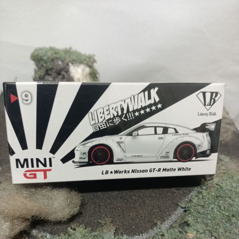 Mini GT 09 LB*Works Nissan GT-R Matte white (Free Protector) | Shopee ...