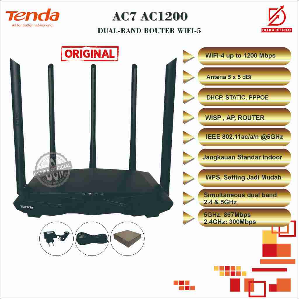 TENDA AC7 AC1200 MIMO Dual Band Wireless WIFI Router is not a GSM Modem ...