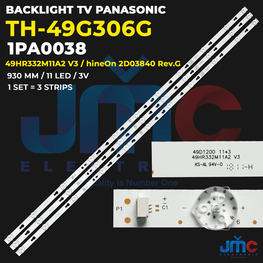 Panasonic 49 Inch TV Backlight TH-49G306G | Shopee Philippines