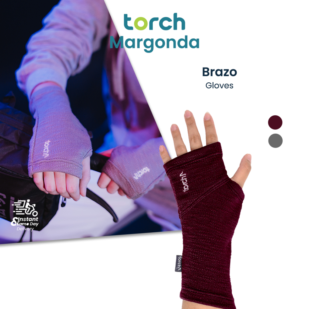 Torch Brazo Half Gloves Sports Activity Gloves | Shopee Philippines