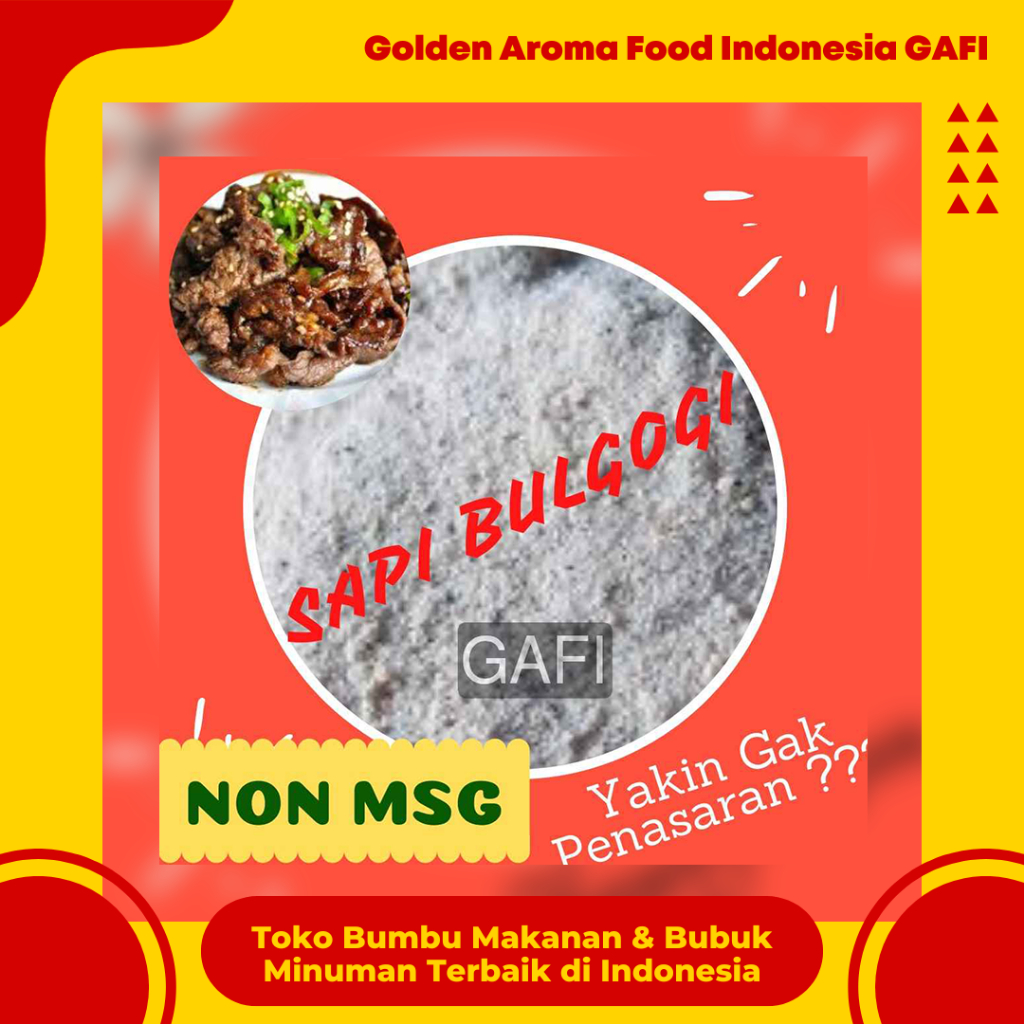 Beef Bulgogi Seasoning NON MSG 1 kg Delicious Savory, Beef Bulgogi ...