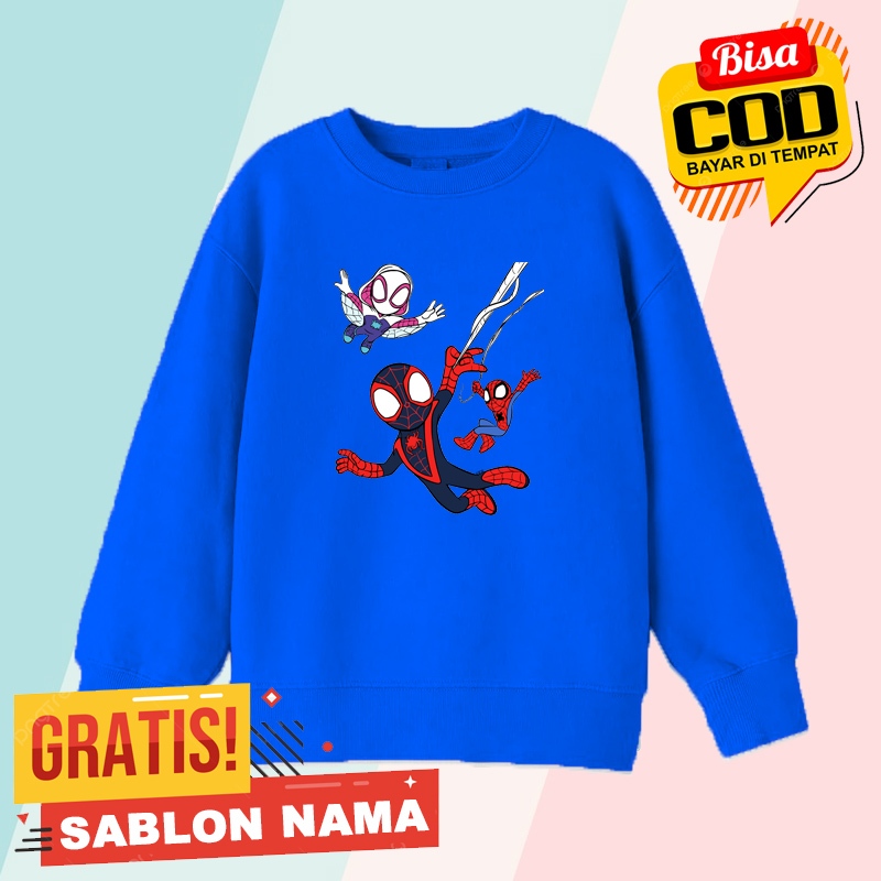 Marvel Spidey Trio Children's Sweater Jacket - Boys And Girls Sweater ...
