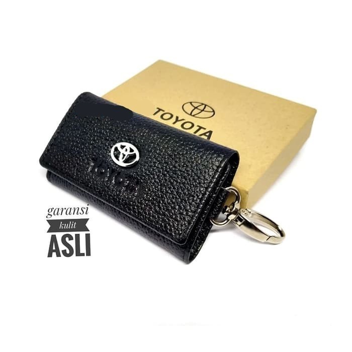 GANTUNGAN Toyota Innova Reborn Car Genuine Leather Keychain STNK Wallet ...