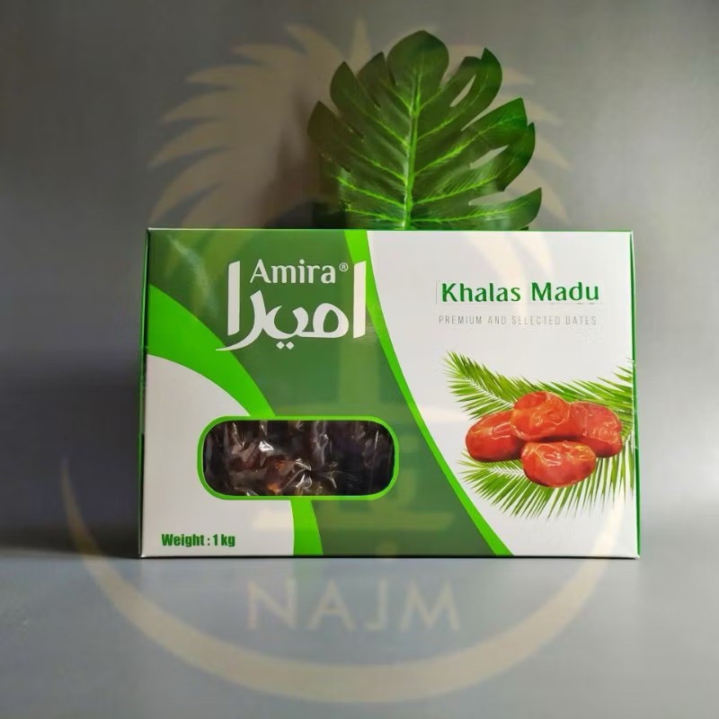 Khalas Honey Dates 1KG Amira Premium And Selected Dates Khalas Dates ...