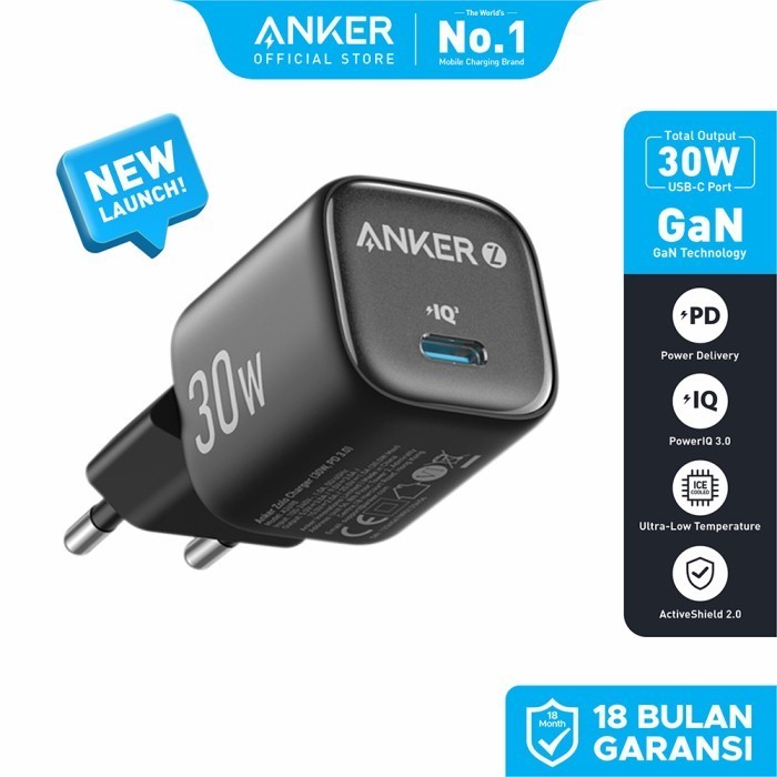 Anker Zolo Mini Gan Charger Fast Charging 30W PD PPS USB Type C - A2698 ...