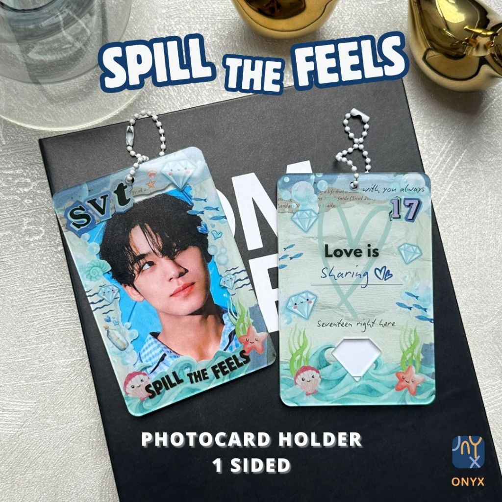 ACRYLIC PHOTOCARD HOLDER / CHAL SEVENTEEN SPILL THE FEELS | Shopee Philippines
