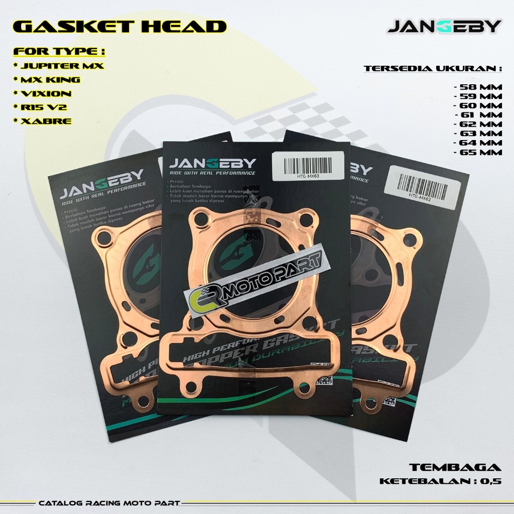 Jangeby Gasket Copper Head Gasket Jupiter Mx / Mx King / Vixion Old NVA ...