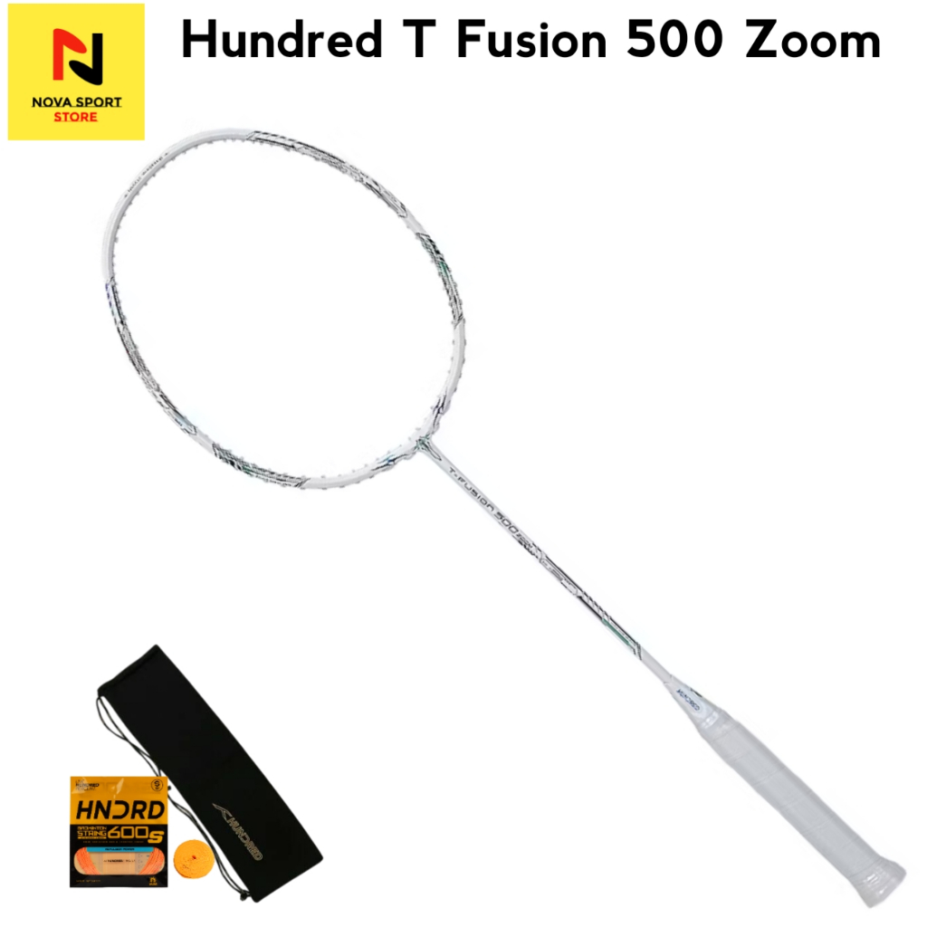Hundred Badminton Racket T fusion 500 Zoom | Shopee Philippines