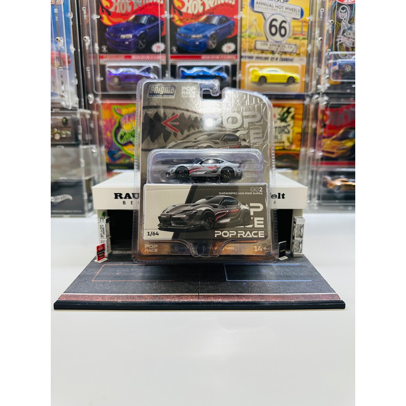 Pop Race x Enigma 1:64 Darwin Pro 66G NWB Supra A90 Gray Metallic ...