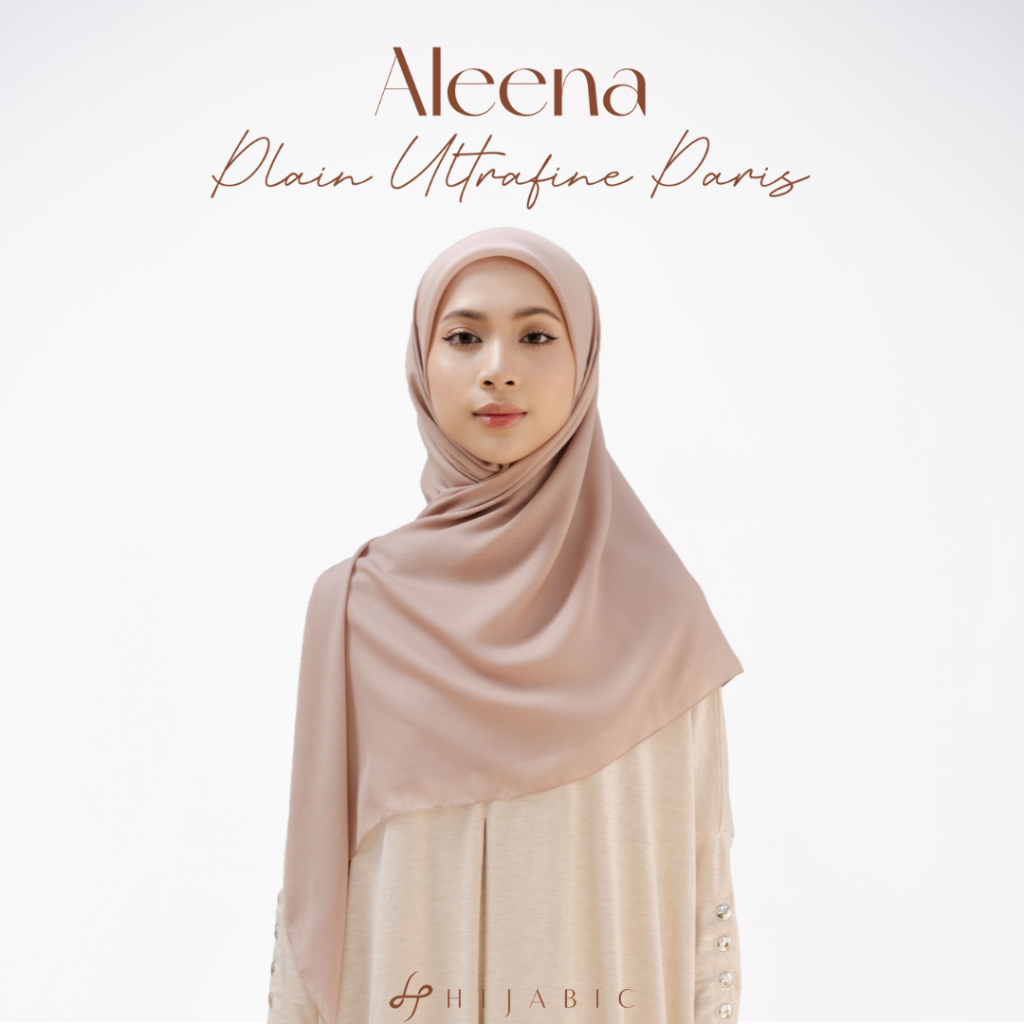 Hijabic - Aleena Plain Ultrafine Paris (Rectangle Ultrafine Paris ...