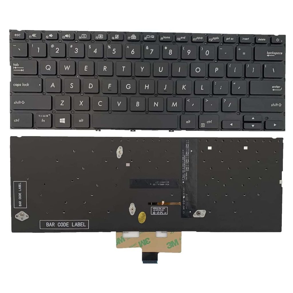 Asus Zenbook 14 Ux433 Ux433F Ux433Fa Ux433Fac Ux433Flc Backlight Black ...