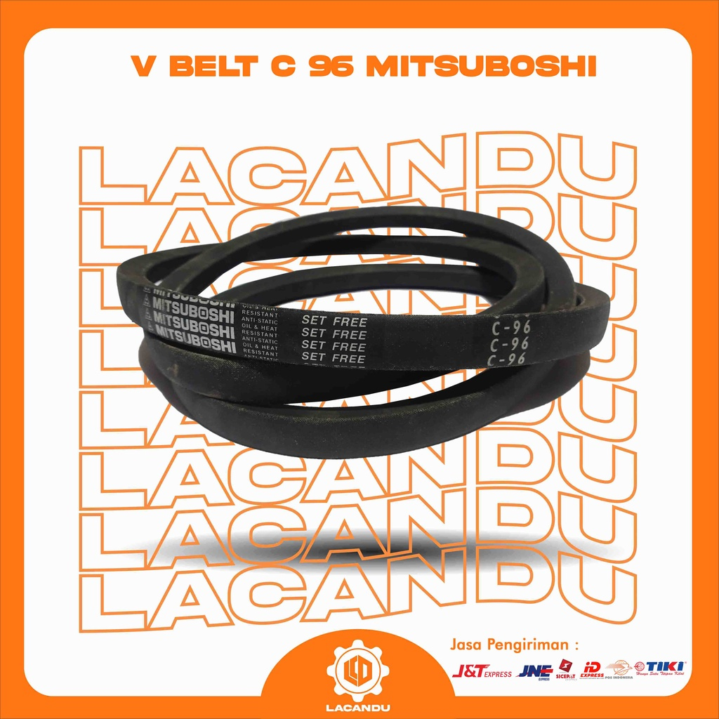 V BELT C 96 MITSUBOSHI FOR COMBINE HARVESTER LACANDU PART | Shopee ...