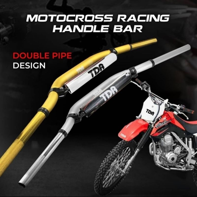 Trail Racing fatbar steering handlebar, TDR Racing Motocross Racing Handlebar Rod | Shopee ...