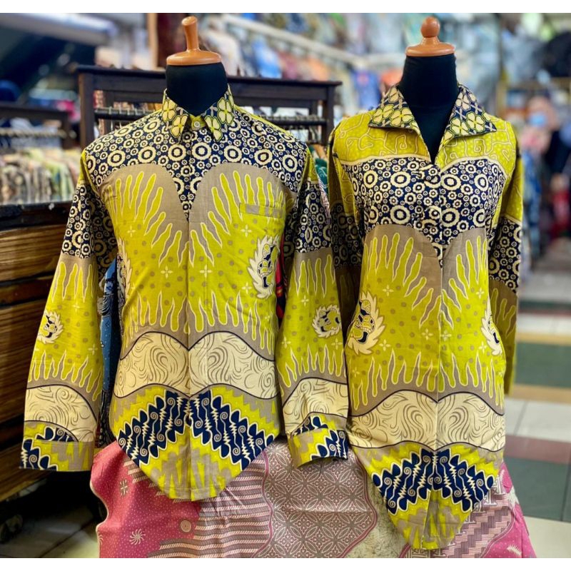 Men's and women's couple Batik uniforms/premium Batik tops, full fur ...