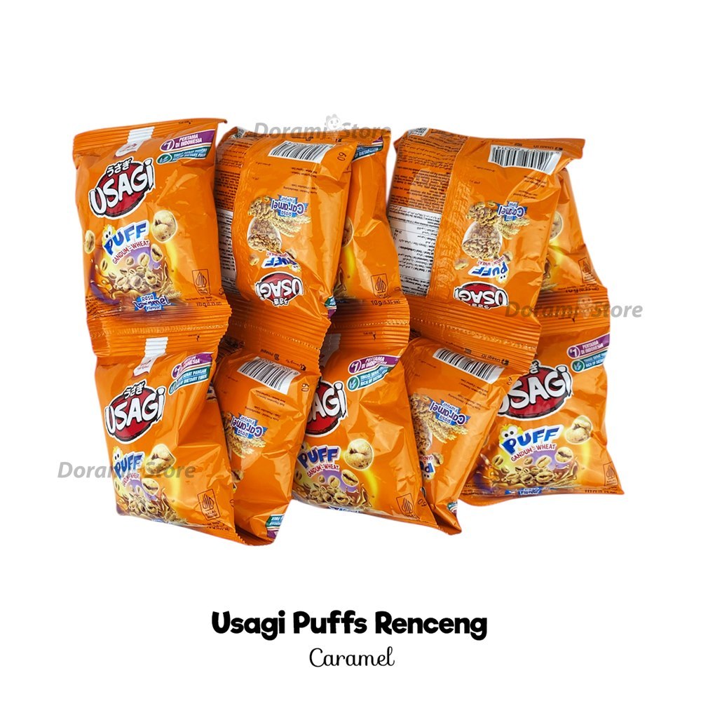 Usagi Puff Gandum-Wheat Renceng Rasa Caramel isi 10sachet / Cemilan ...