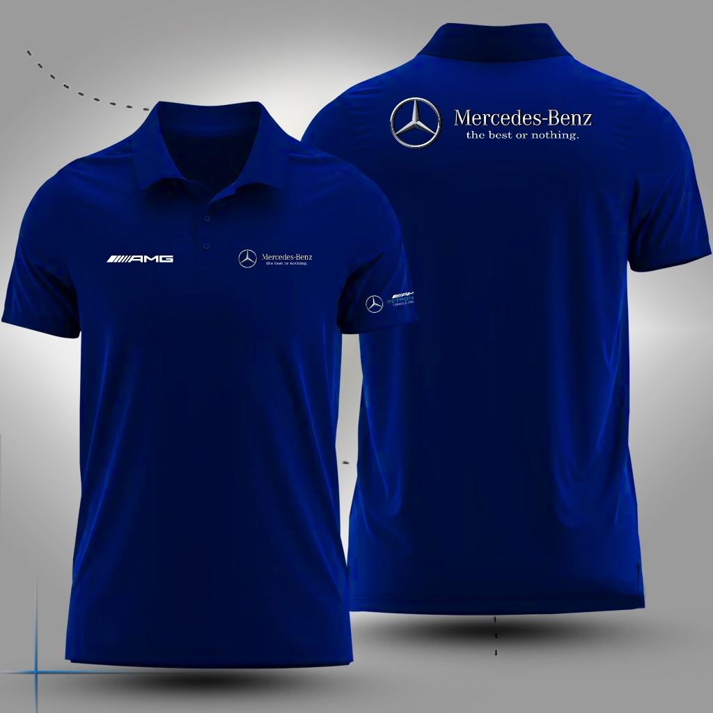 Mercedez BENZ AMG PETRONAS MERCY Merchandise collar polo shirts the ...