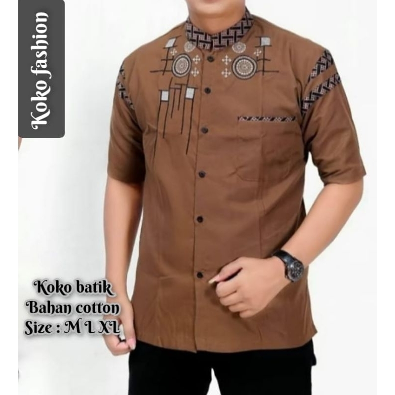 KEMEJA Gus Azmi Syubbanul Muslimin Men's Koko Shirt Combination Hadroh ...