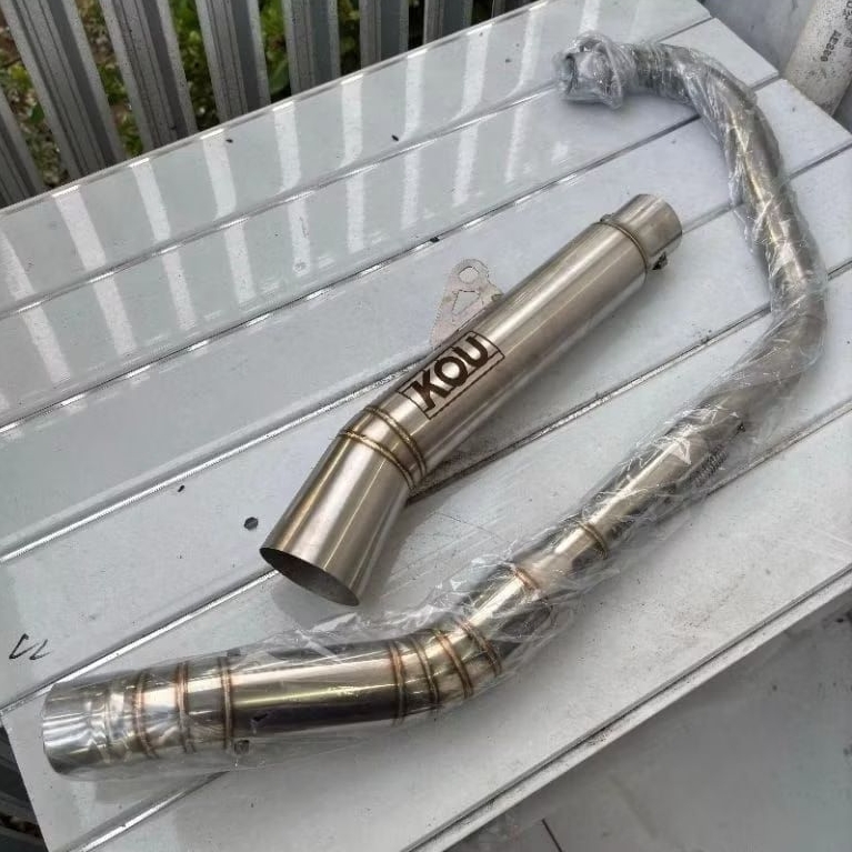 Kou MAHACHAI SUPER OPEN spec pipe 1set and big elbow for tmx 125 tmx ...