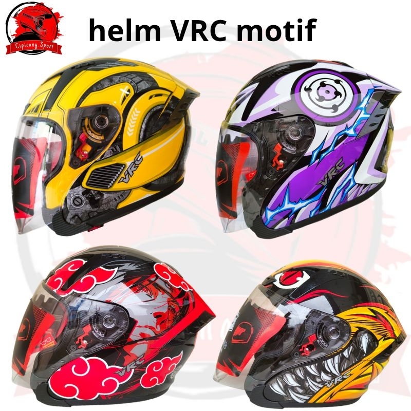 Original vrc half face helmet with Akatsuki Kurama Akatsuki BUMBLEEBEE ...