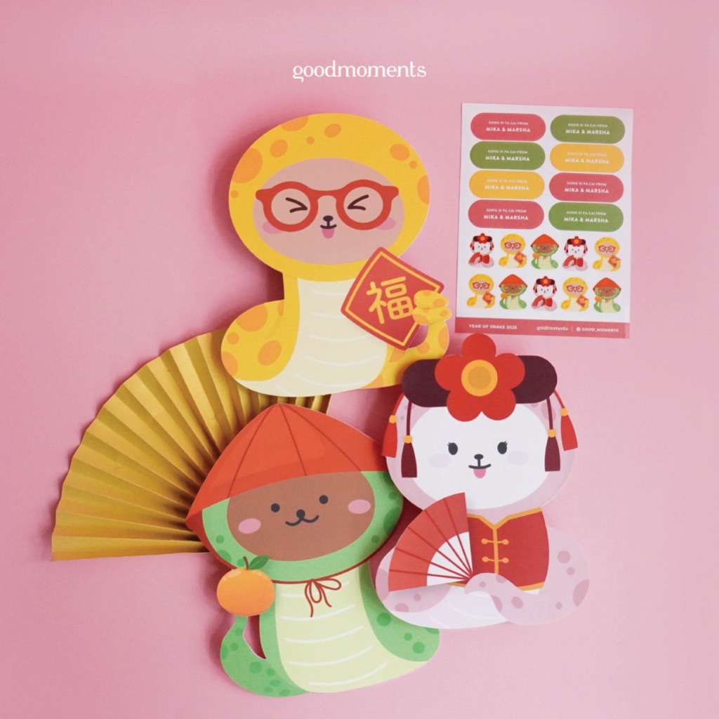[READY] Cute Snake Angpao Special CNY - Angpao Snake / Chinese New Year ...