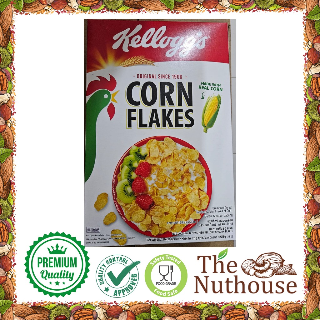 250gr Kellogg's Corn Flakes Breakfast Cereal Toasted Golden Flakes of ...