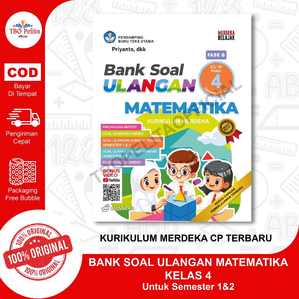 Class 4 SD/MI MATHEMATICS Question Bank (1 Book contains Semester 1&2 ...