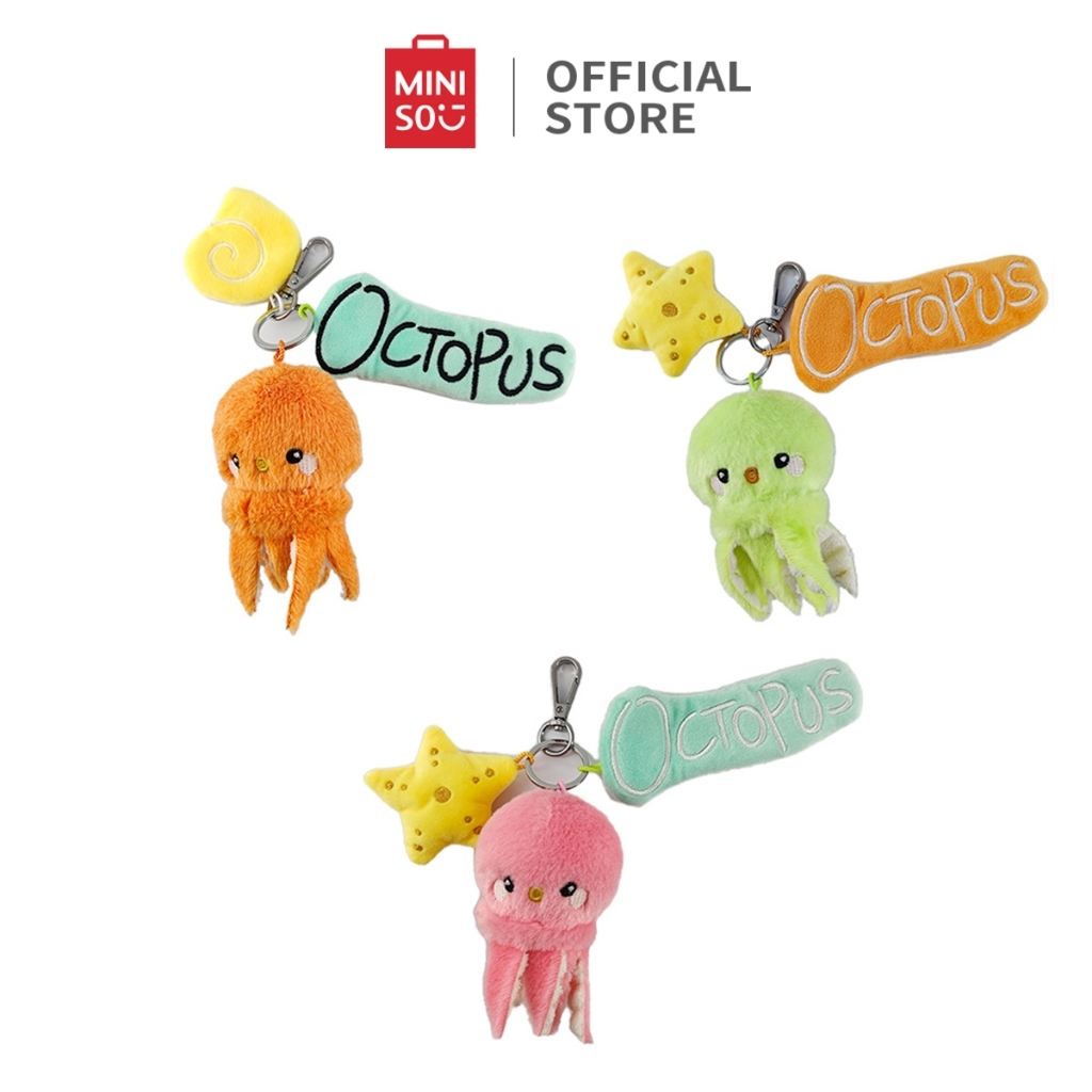 GANTUNGAN Miniso TOY - Miniso Ocean Collection Octopus Doll Cute Shark ...